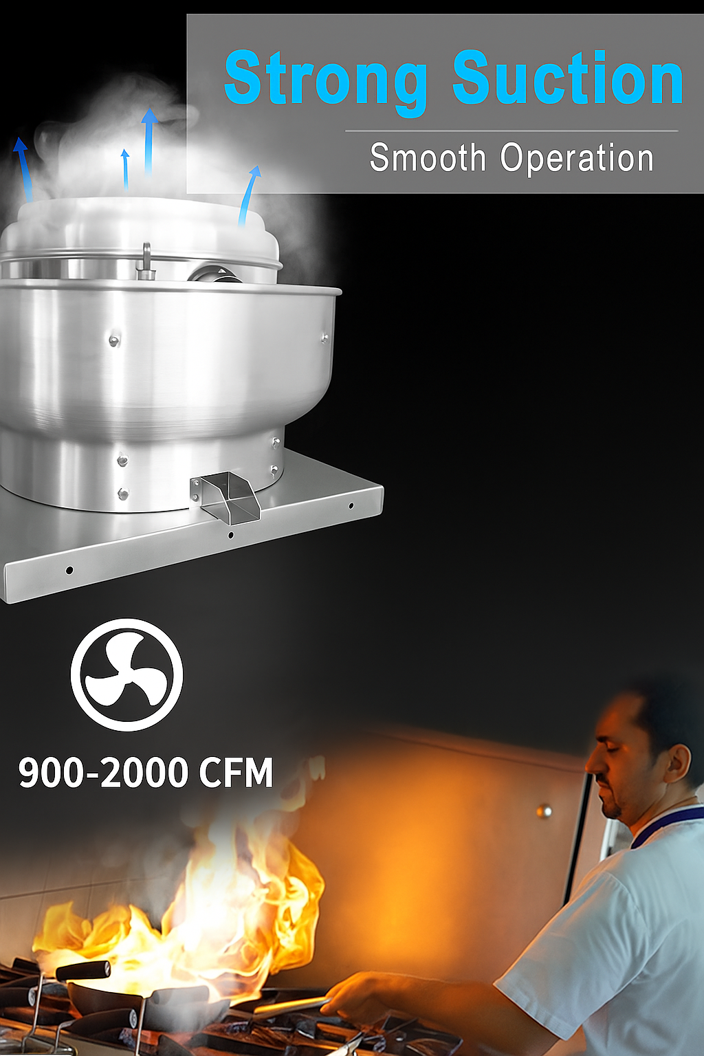 Upblast Commercial Ceiling Extractor – FOOD TRUCK ZONE
