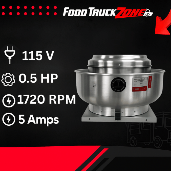 Upblast Commercial Ceiling Extractor – FOOD TRUCK ZONE